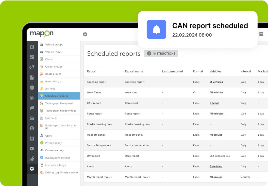 Mapon Basic: Easy-to-setup GPS Vehicle Tracking Solution