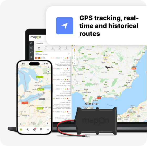 Mapon Basic: Easy-to-setup GPS Vehicle Tracking Solution