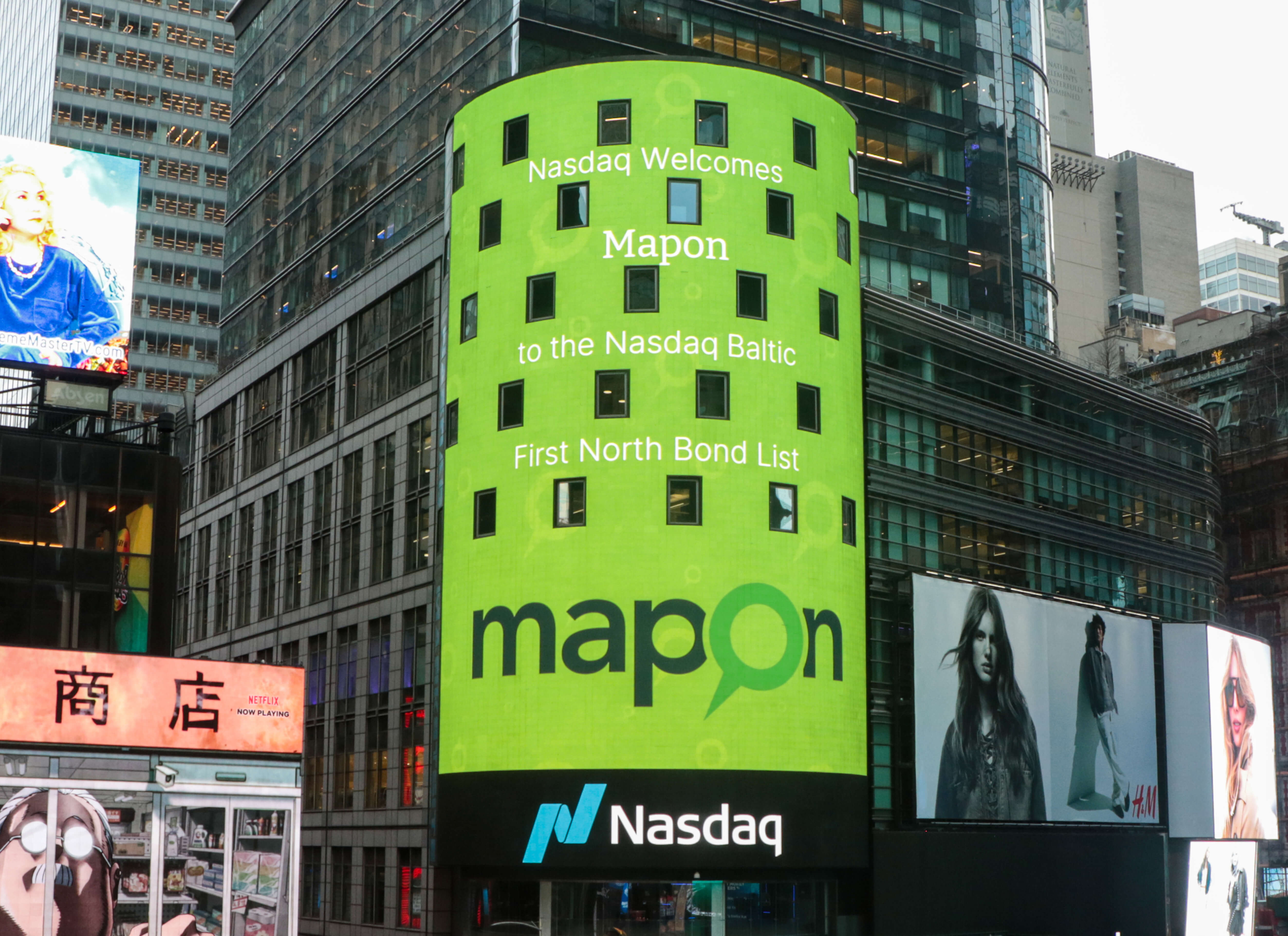 Mapon lists on Nasdaq